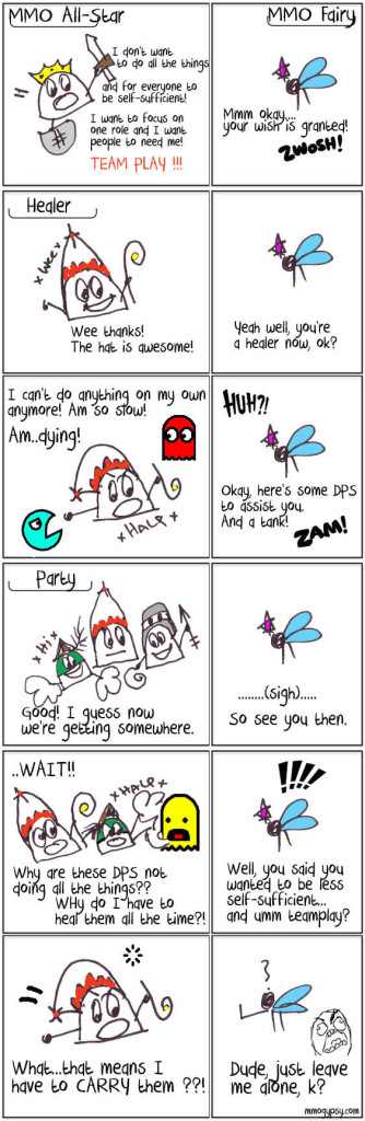 In which I respect the Holy Trinity and solve the DPS issue! | MMO Gypsy