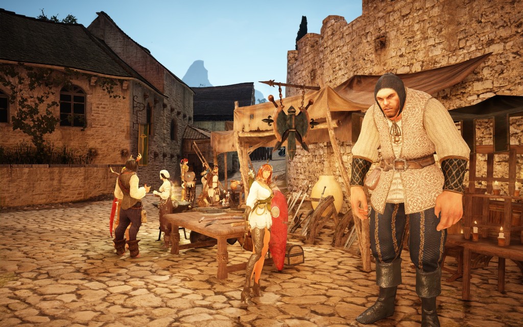 Black Desert Online: Heidel City and Climbing the Top of the World ...