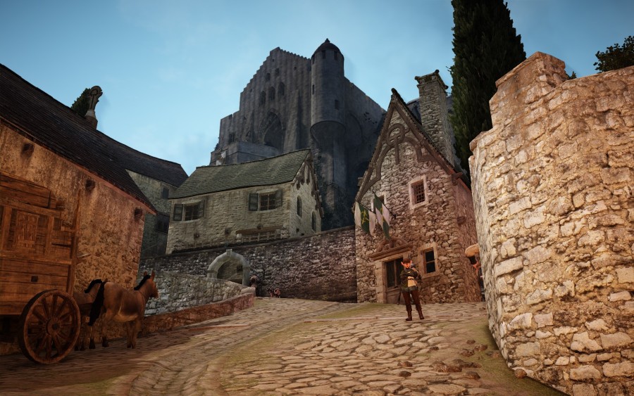 Black Desert Online: Heidel City and Climbing the Top of the World ...